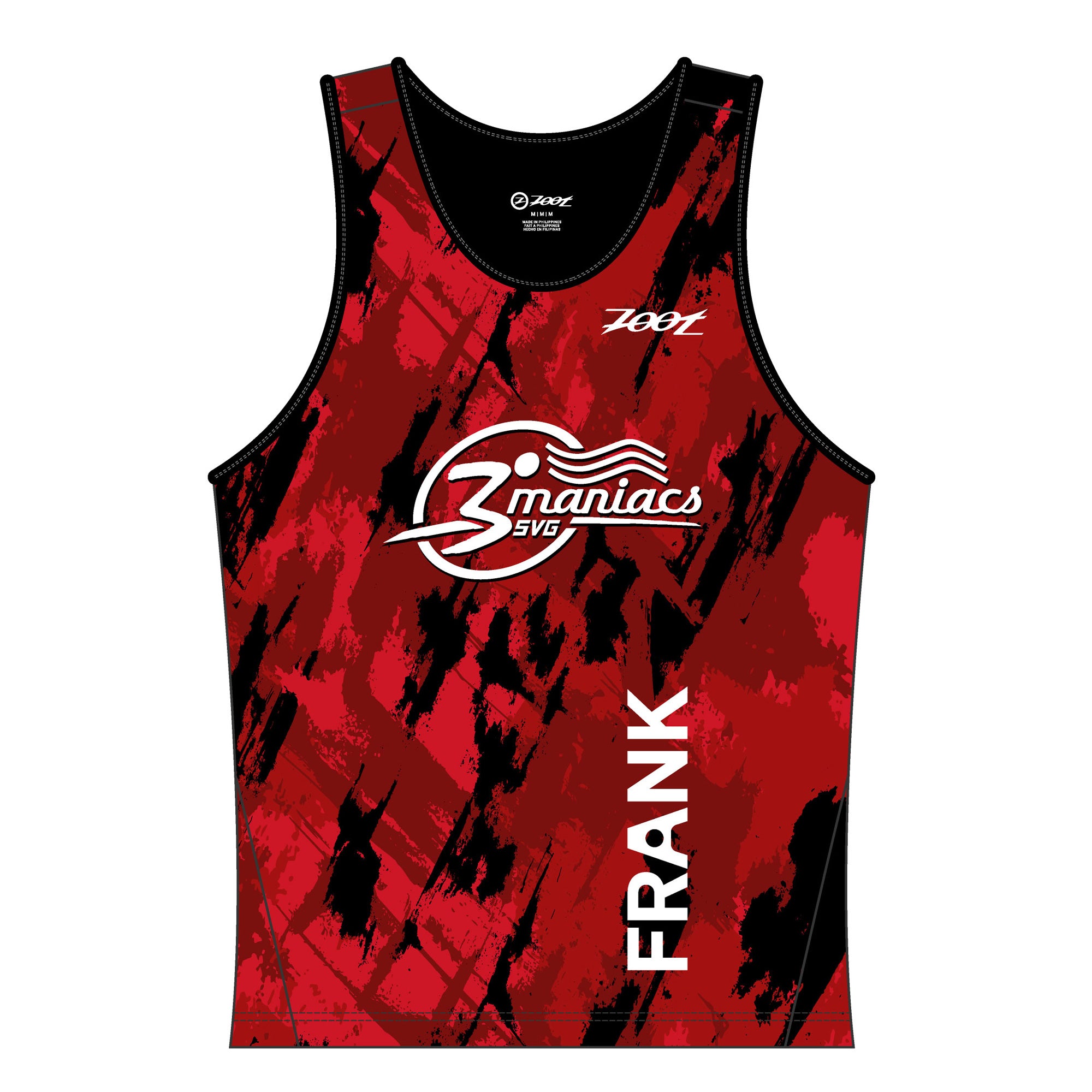 Mens LTD Run Singlet - 3 Maniacs