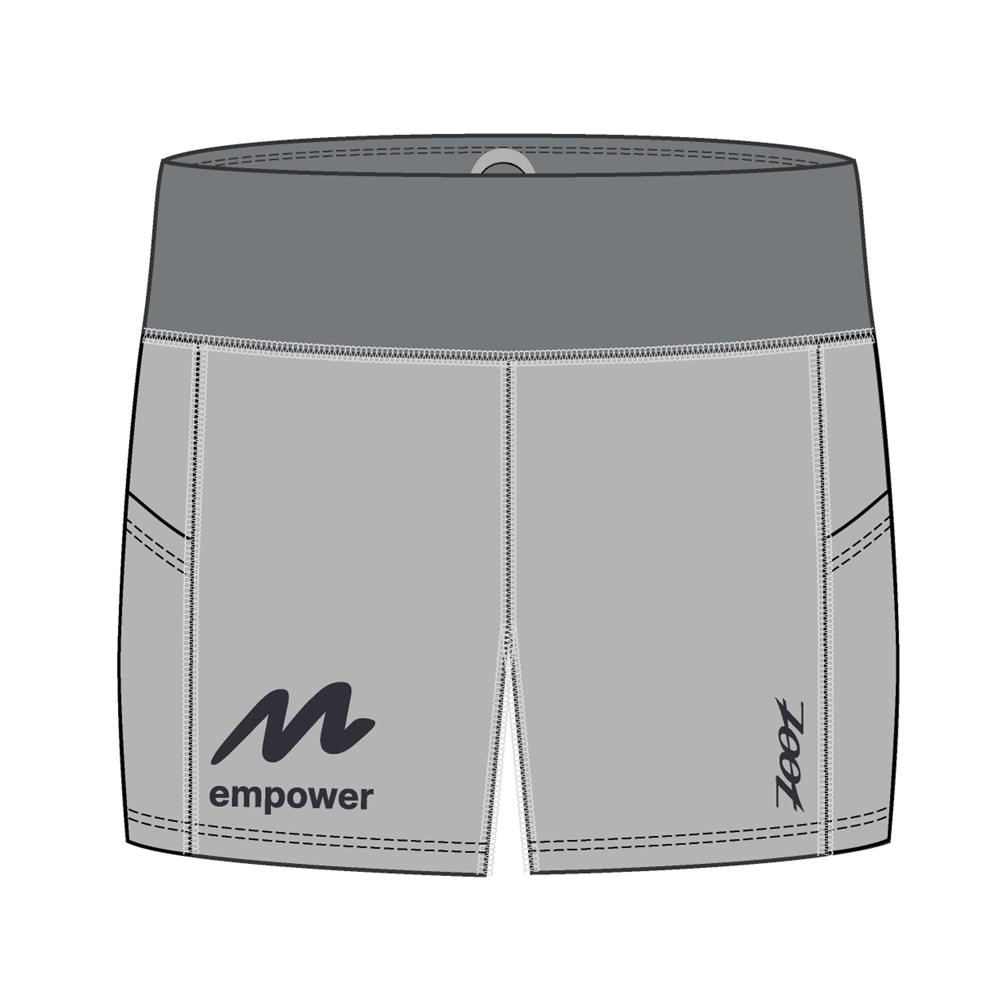 Womens LTD Run Pulse Short - Empower Triathlon